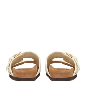 Valentino Garavani Logo Plaque Double-strap Slip-on Slides