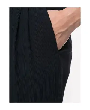 Giorgio Armani High-waisted Ribbed Trousers