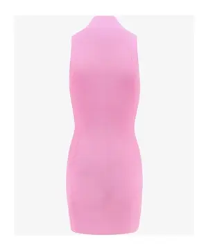 DIESEL® M-onervax Mock-neck Ribbed Dress
