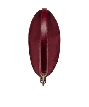 Gucci Gg Monogram Shoulder Bag - Red