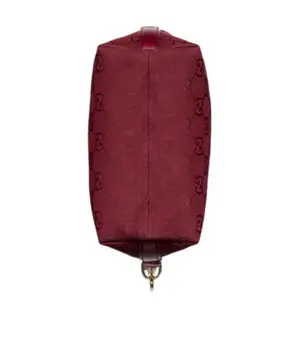 Gucci Gg Monogram Shoulder Bag - Red