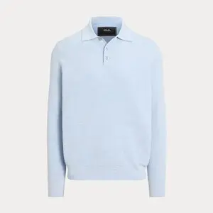 Ralph Lauren Striped Performance Polo-collar Sweater - Blue Combo