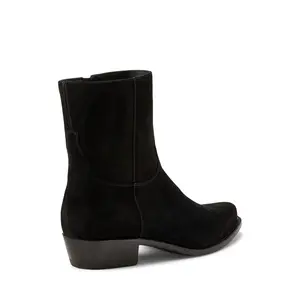 Ralph Lauren Calfskin Suede Western Boot