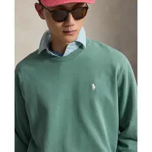 Ralph Lauren Loopback Cotton Crewneck Sweatshirt - Greenscape