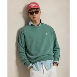 Ralph Lauren Loopback Cotton Crewneck Sweatshirt - Greenscape