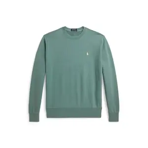 Ralph Lauren Loopback Cotton Crewneck Sweatshirt - Greenscape
