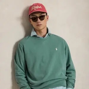 Ralph Lauren Loopback Fleece Sweatshirt Greenscape