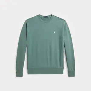 Ralph Lauren Ralph Lauren Loopback Cotton Crewneck Sweatshirt Greenscape