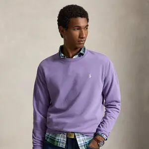 Ralph Lauren Loopback Cotton Crewneck Sweatshirt - Wisteria