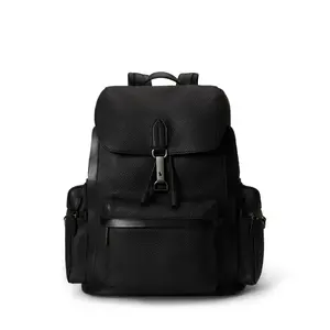 Ralph Lauren Polo Id Pebbled Leather Backpack