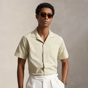 Ralph Lauren Classic Fit Garment-dyed Oxford Shirt - Classic Stone
