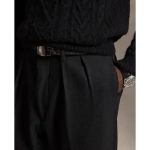 Ralph Lauren Suffield Relaxed Fit Flannel Wool-blend Pants