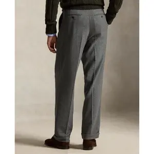 Ralph Lauren Suffield Relaxed Fit Flannel Wool-blend Pants - Medium Grey