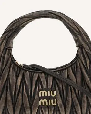 Miu Miu Wander Bag In Quilted Leather