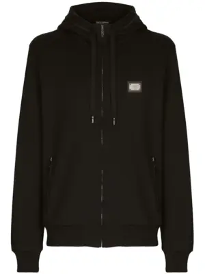 Dolce & Gabbana Dg Essentials Hoodie - Black