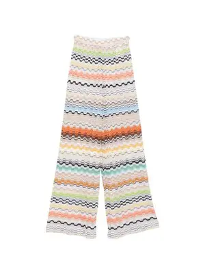 Missoni Zigzag Knit Palazzo Pants - Multi