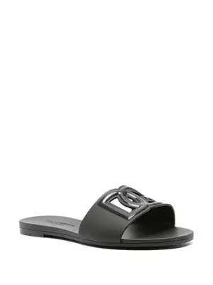 Dolce & Gabbana Slide Sandals With Cut-out Detail