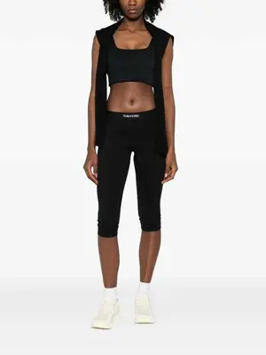 TOM FORD Logo-waistband Trousers