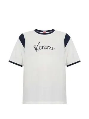 Kenzo College-style Cotton T-shirt - White