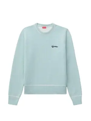 Kenzo Varsity' Cotton Sweater - Blue