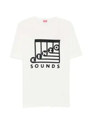 Kenzo Sounds T-shirt With Embroidery