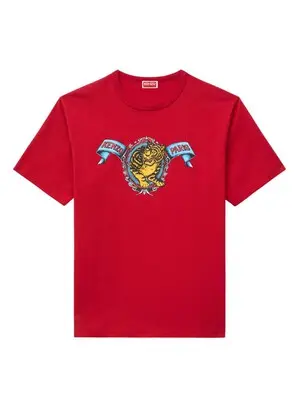 Kenzo Jumping Tiger` Cotton T-shirt