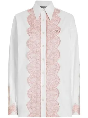 Dolce & Gabbana Dna Shirt With Lace Detail