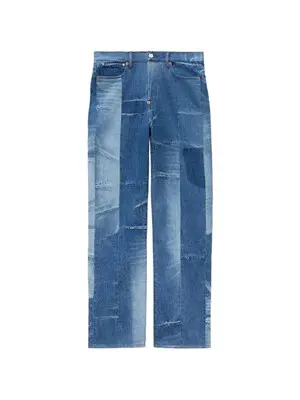 Kenzo Patchwork Design Jeans