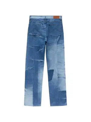 Kenzo Patchwork Design Jeans