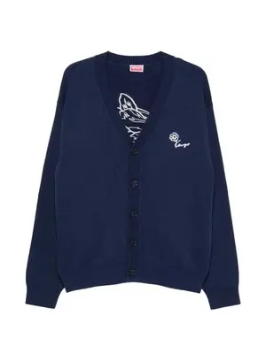 Kenzo Floral Embroidered Cardigan