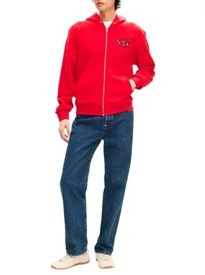 Kenzo Sounds` Cotton Zip-up Hoodie