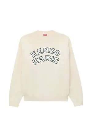 Kenzo Embroidered Sweater - White