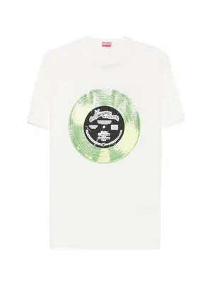 Kenzo Sounds T-shirt With Graphic Print - White