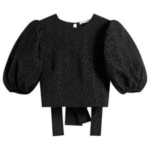Cecilie Bahnsen Faris Top - Black