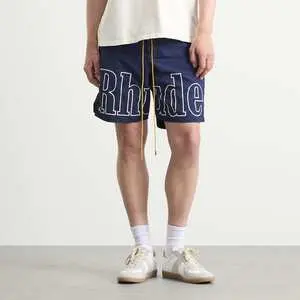 Rhude Logo Drawstring Shorts