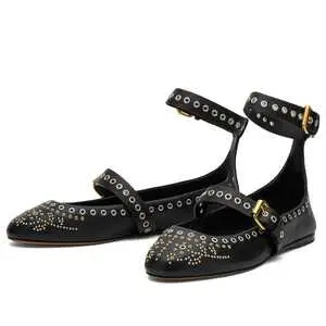 Isabel Marant Étoile Ylza Embellished Ballet Shoes