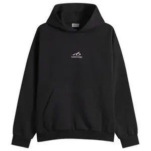 Balenciaga Logo Regular Fit Hoodie