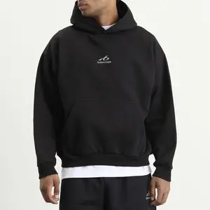 Balenciaga Logo Regular Fit Hoodie
