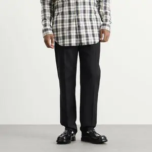 Balenciaga Wool Gabardine Tailored Trousers