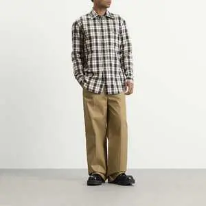 Balenciaga Regular Fit Check Flannel Shirt