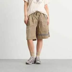 STORY MFG. Lark Hand-printed Gingham Shorts