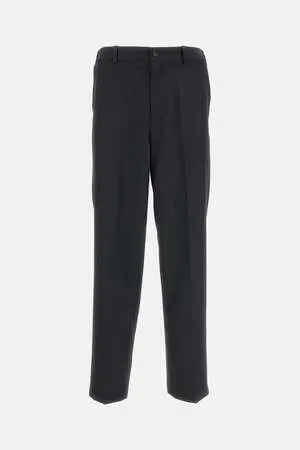 A.p.c. Dylan Wool And Cotton Pants - Grigio