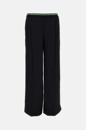 Plan C Sablé Trousers - Black