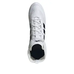 Adidas Box Hog Classic High-top Sneakers - Cloud White/core Black/cloud White