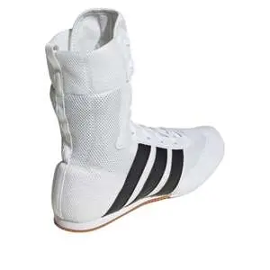 Adidas Box Hog Classic High-top Sneakers - Cloud White/core Black/cloud White
