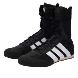 Adidas Box Hog Classic High Top Sneakers - Core Black/cloud White/core Black