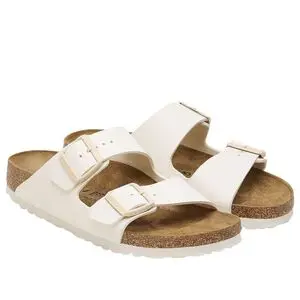 BIRKENSTOCK Arizona Two-strap Sandals - Eggshell