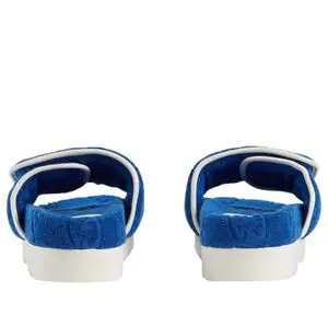 Adidas X Gucci Gg Platform Sandal 'blue