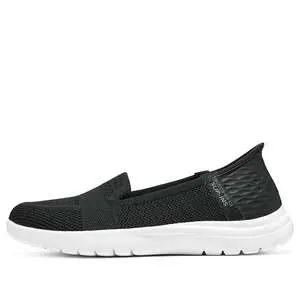 Sketchers On-the-go Flex-serene Slip-ins 'black White - Black/white