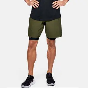 Under Armour Project Rock Unstoppable Shorts - Olive Green
